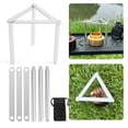 Aluminum Alloy Outdoor Stove Rack Portable Triangle Pot Holder Portable ...