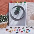 70Pcs 2 Styles Plastic Paper Clips Bookmark Marking Clips Mixed Shapes ...