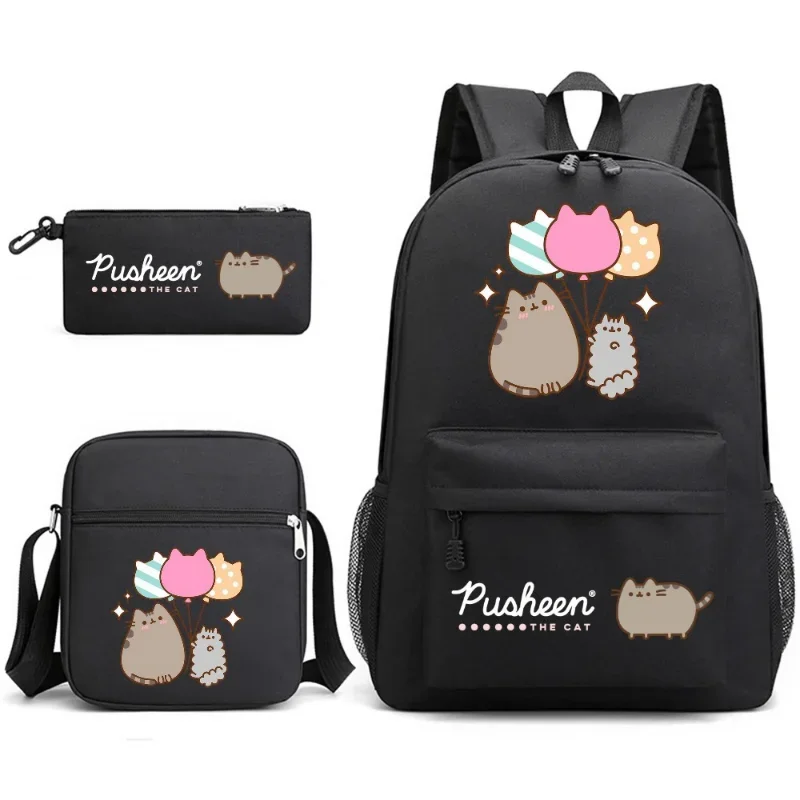Click here for Dengle 3pcs Kawaii Pusheen Cat Backpacks Cartoon P... prices