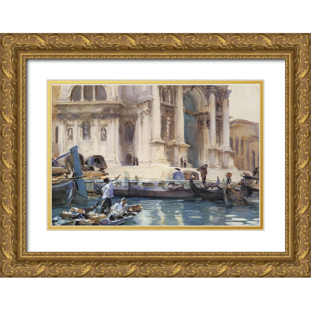 Sargent, John Singer 14x11 Gold Ornate Wood Framed with Double Matting ...