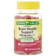 Spring Valley 4-Function Brain Support Dietary Supplement, 60 count ...