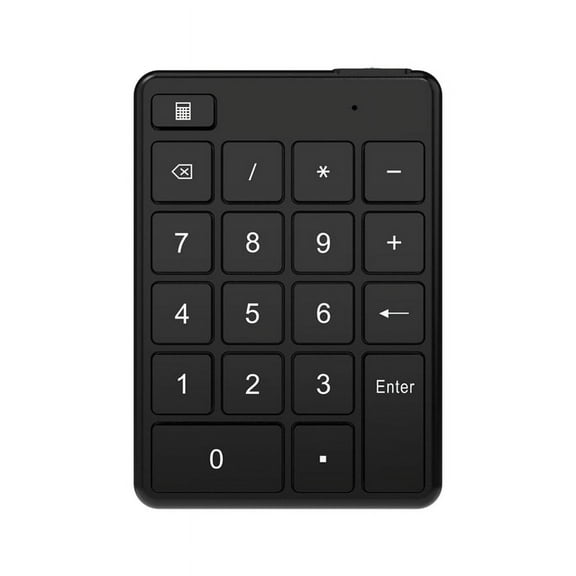 TSV Wireless Numeric Keypad, 18-Key USB Number Pad, Compact Ergonomic ...