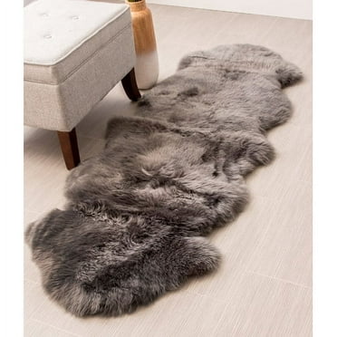 Genuine Sheepskin Rug Extra Soft Natural Pelt Champagne , Single Pelt 2 ...