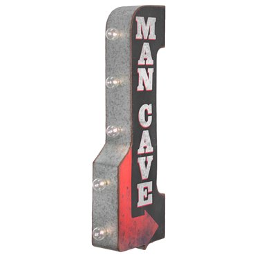 American Art Decor Indoor/Outdoor Vintage Metal LED Sign - Walmart.com