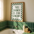 Affixzi Bathroom Wall Art, This Shower Is for Singing, Shower Sign ...