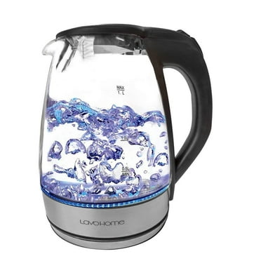 Farberware Royal Glass and Stainless Steel 1.7 Liter Electric Tea ...