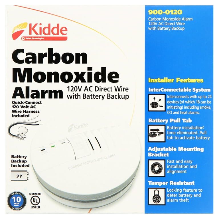 Firex ™ AC Hardwired Carbon Monoxide Detector With Battery Backup | Gas ...