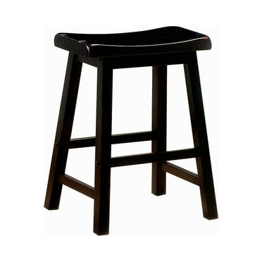 Ladder Back Rush Seat Counter Stools 24", Set of 2, Multiple Colors ...