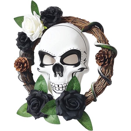 Skull Crown Haunted House Decoration, Creative Halloween Ghost Festival ...