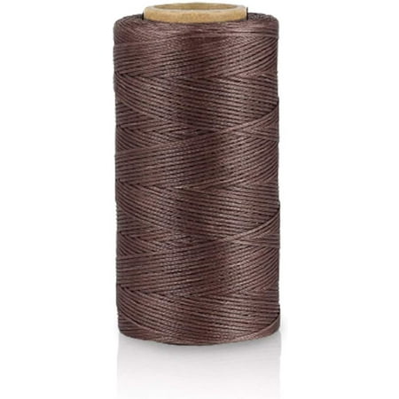 284yrd deep brown Leather Sewing Waxed Thread 150D 1mm Leather Hand ...