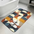 Area Rug Indoor Outdoor 47.2"x63",Navy Blue Beige Absorbent Non Slip ...