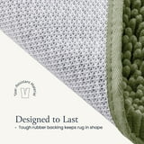 Bathroom Rugs Sets 2 Piece 24x17+30x20 Inch,Plush Bath Mat Set Quick ...