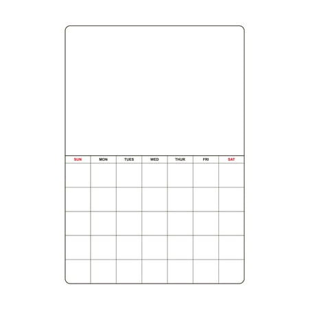 Magnetic Fridge Calendar Dry Erase Whiteboard Planner Magnetic Notepad ...