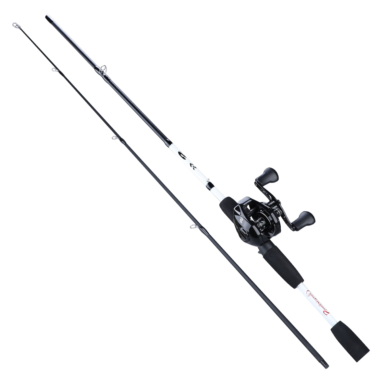 Sougayilang 2pcs Casting Fishing Rod and Reel Combo Fast Action ...