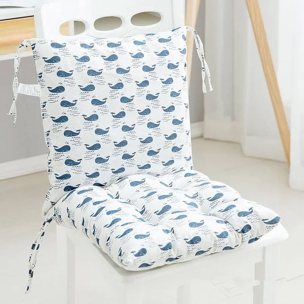 Cojín con respaldo integrado para silla, cojín reclinable grueso de una ...