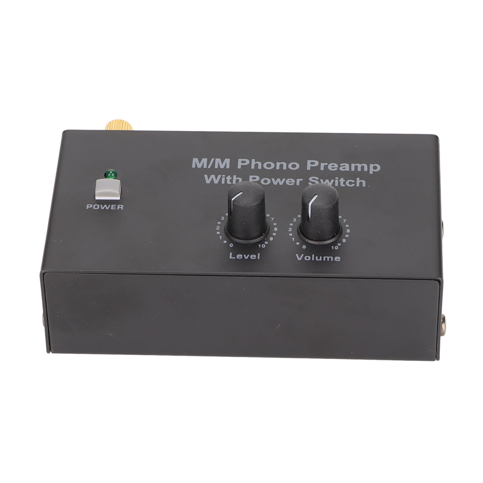 Preamplificador de fono, pp500 Phono Turntable Preamp Estereo Dual Ganancia Con Adaptador DC 12V ...