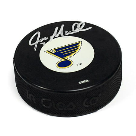 Joe Mullen St. Louis Blues Autographed Hockey Puck | Walmart Canada