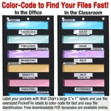 Ultimate Office WalMaster™ Heavy Duty, 20-Pocket Wall Chart Filing ...