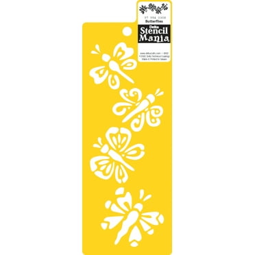 Ruby Red Face Painting Stencil Kit, Butterfly Multi-Colored - Walmart.com