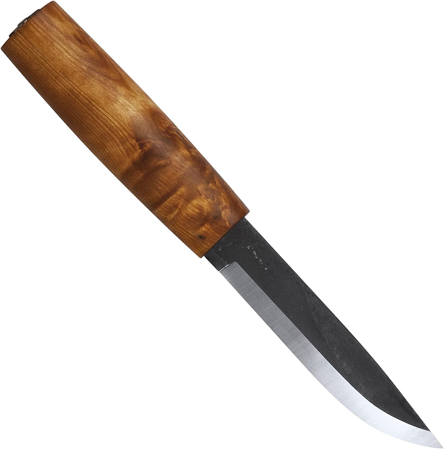 HELLE Knives - Viking - Fixed Blade Knife with Curly Birch Wood Handle ...