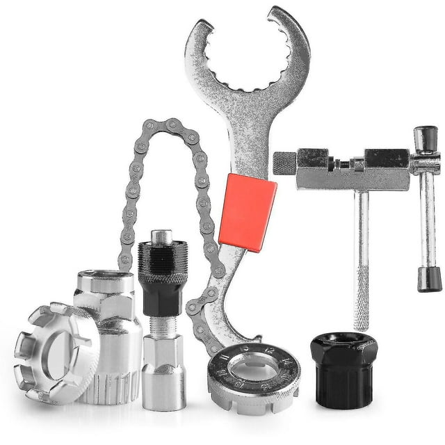 Bike Repair Tool 6 Pcs Kit Crank Chain Cutter Extractor Bracket ...