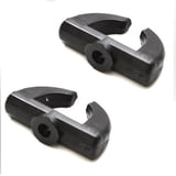 Taylor Black Thermoplastic Turn Latches with Self-Tapping Screws, 2pk ...