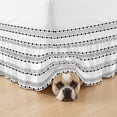 Abstract Stripes Bed Skirt Bed Skirts King Size 16 Inch Drop, African ...