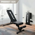 RitFit Multifunctional Adjustable Folding Utility Weight Bench for Home ...