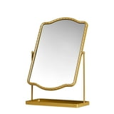Home Decor Collection Stylehouse Gold Table Mirror with Storage ...