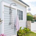 Outdoor Shower Fixture with 304 Stainless Steel 10” Rainfall Shower ...