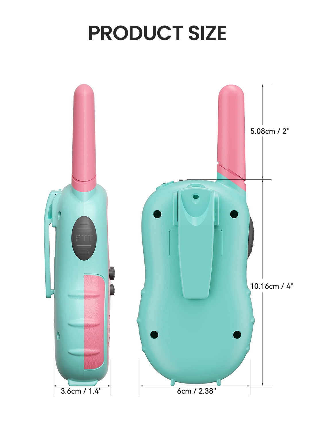 FOREDOM J388C Kids Handheld Electronic Walkie Talkies with FOREDOM J388C Kids Handheld Electronic Walkie Talkies with