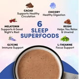 RYZE Mushroom Hot Cocoa Melatonin Sleep Supplement, Keto Cocoa Powder ...