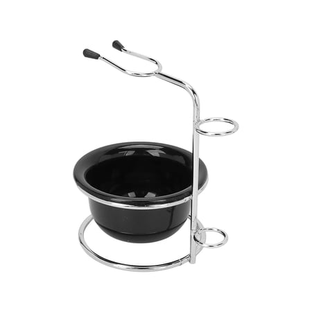 Gupbes Men's Shaving Bowl Beard Care Cleaning Stainless Steel Shaving ...