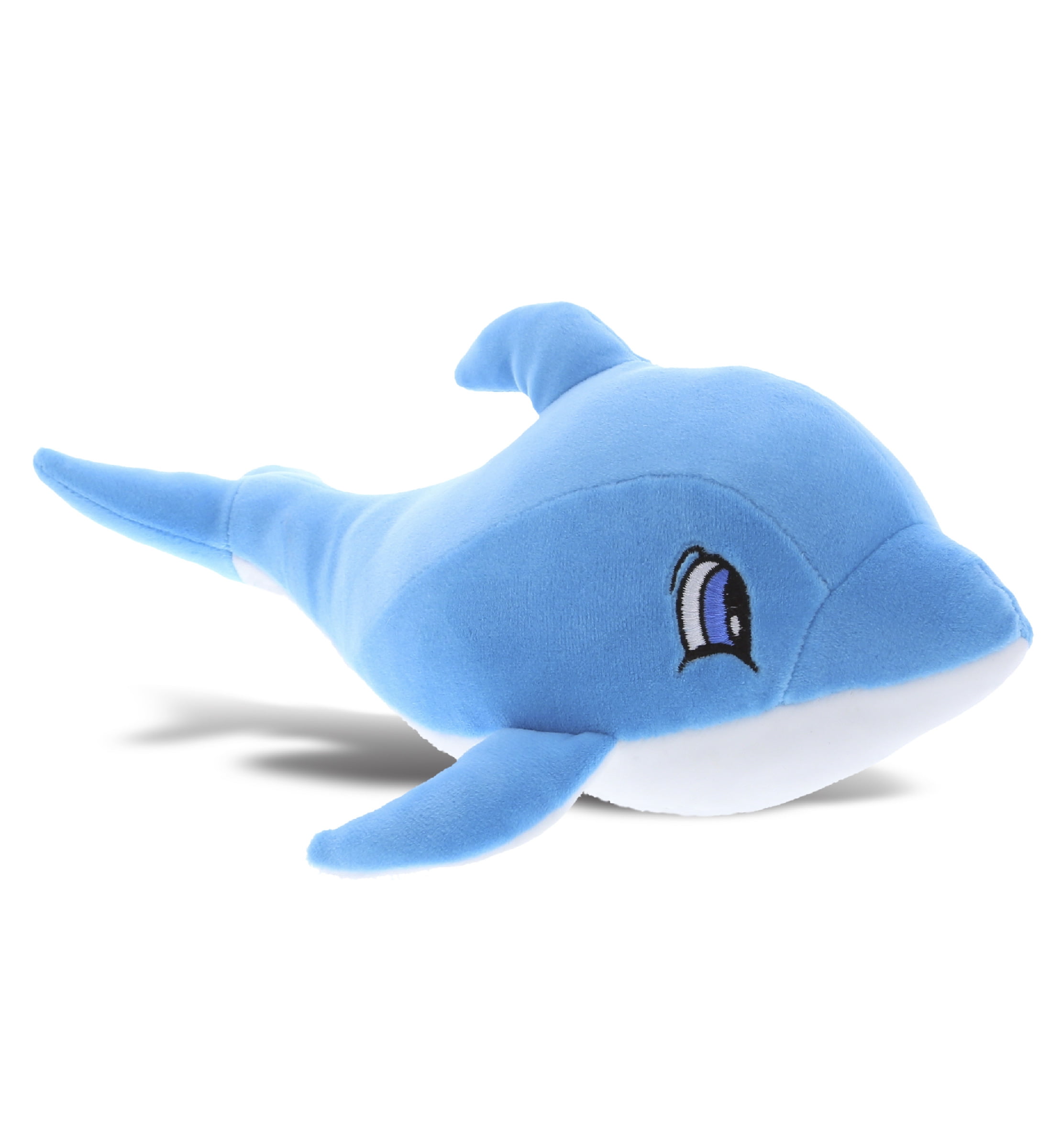 Dollibu Blue Dolphin Baby Soft Plush Toy - 11.75 inch - Walmart.com