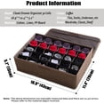 2 Packs Underwear Socks Ties Storage Organizer with Lids Foldable ...