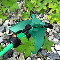 360 Degree Rotating Garden Sprinkler - Automatic Adjustable Lawn Water ...