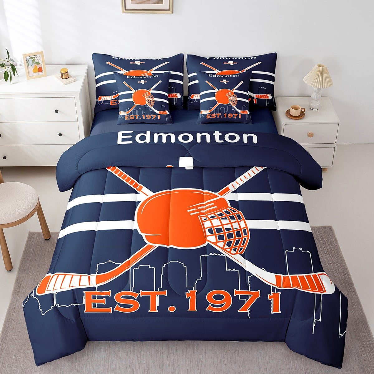 Click here for Yst 7 Piece Bed In A Bag Queen Size Comforter Set... prices