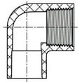 Lesso America 407-249, Plumbing, PVC Pipe Fitting,90° Reducing Elbow ...
