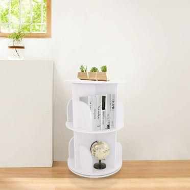 NAIYUFA Revolving Bookshelf 360 Display Floor Standing Rotating ...