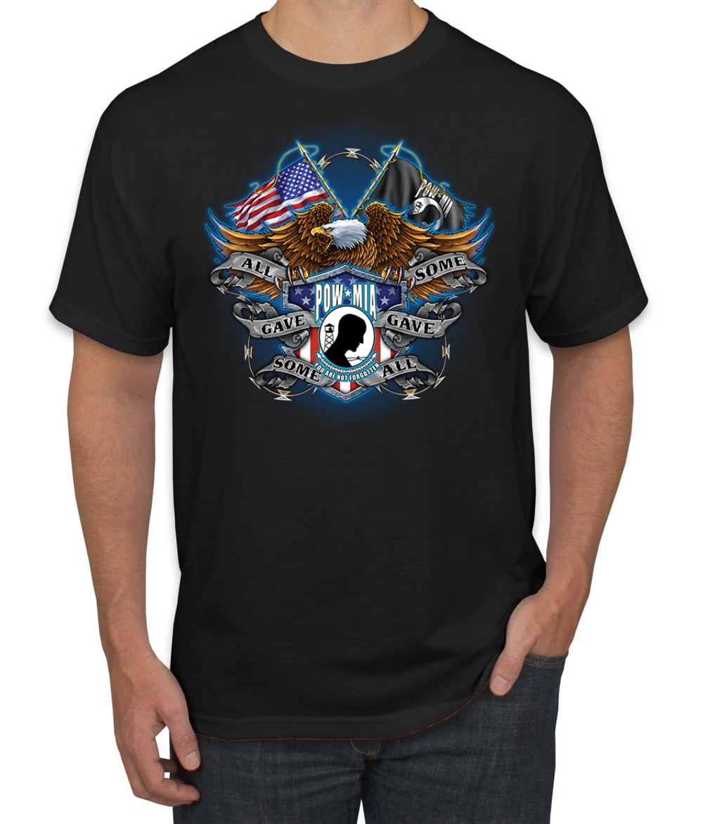 Pow Mia All Gave Some Some Gave All Pow Support | Mens Americana ...