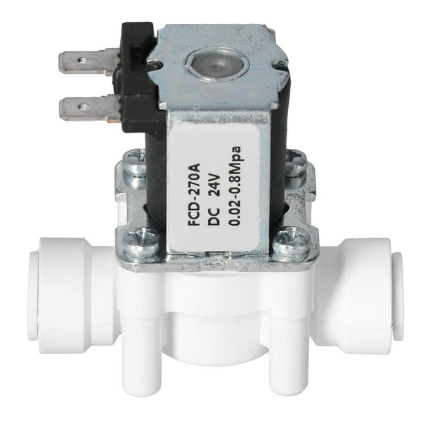 Electric Solenoid Valve, 0.02-0.8Mpa Water Compact Lightweight Normally Closed Solenoids Valves ...