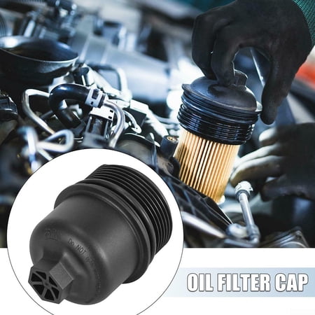 Direct Replacement Oil Filter Cap Housing Black New Plastic 64mm For ...