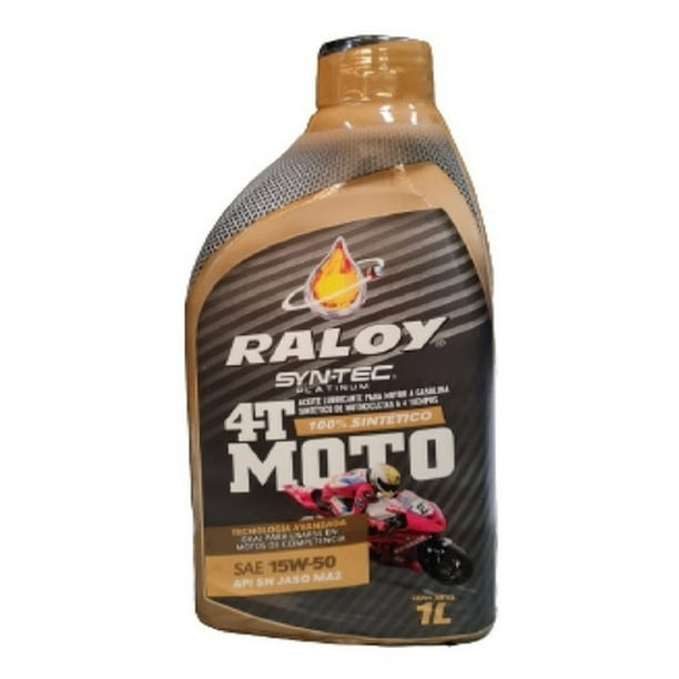 Aceite Moto 4 Tiempos 15w-50 Sintético Litro RALOY Mineral | Walmart en ...