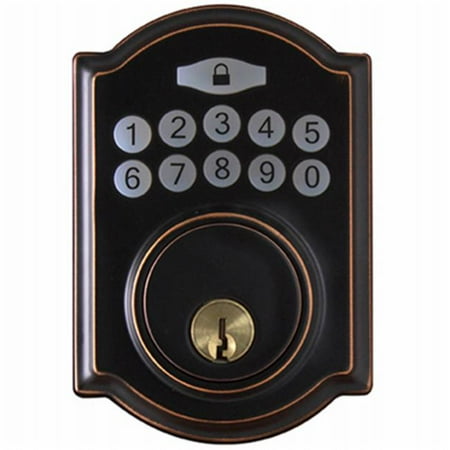 Taiwan Fu Hsing Industrial 221754 Tru-Guard Castle Electronic Deadbolt ...
