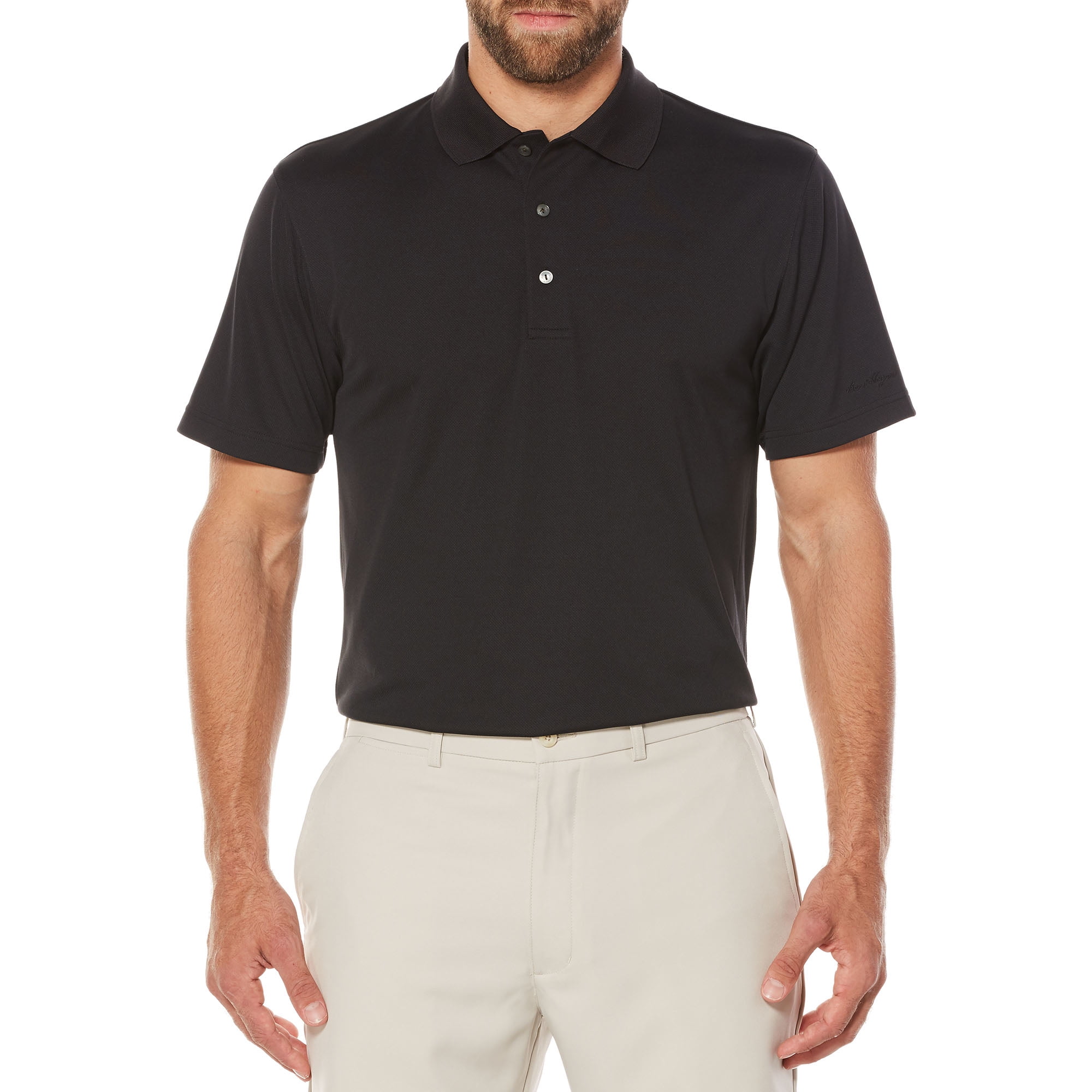 Ben Hogan Men's and Big Men's Ventilated Performance Polo Shirt, Sizes ...