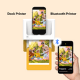 KODAK Dock Plus 4PASS Bluetooth Instant Photo Printer for iPhone ...