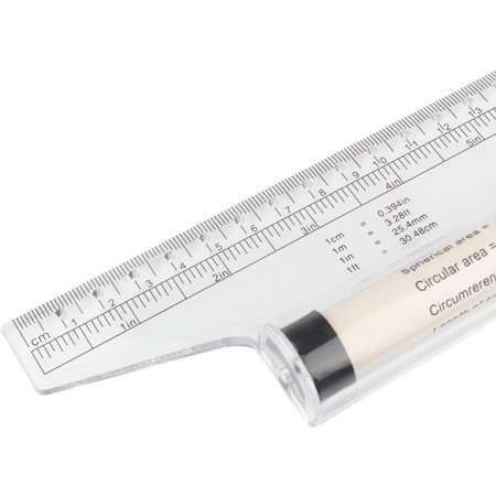 Multi-Purpose Drawing Parallel Rolling Ruler Balancing Scale | Walmart ...