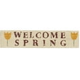 VHC Brands Welcome Spring Wooden Sign 3x14, Easter/Spring Decor, Dining ...