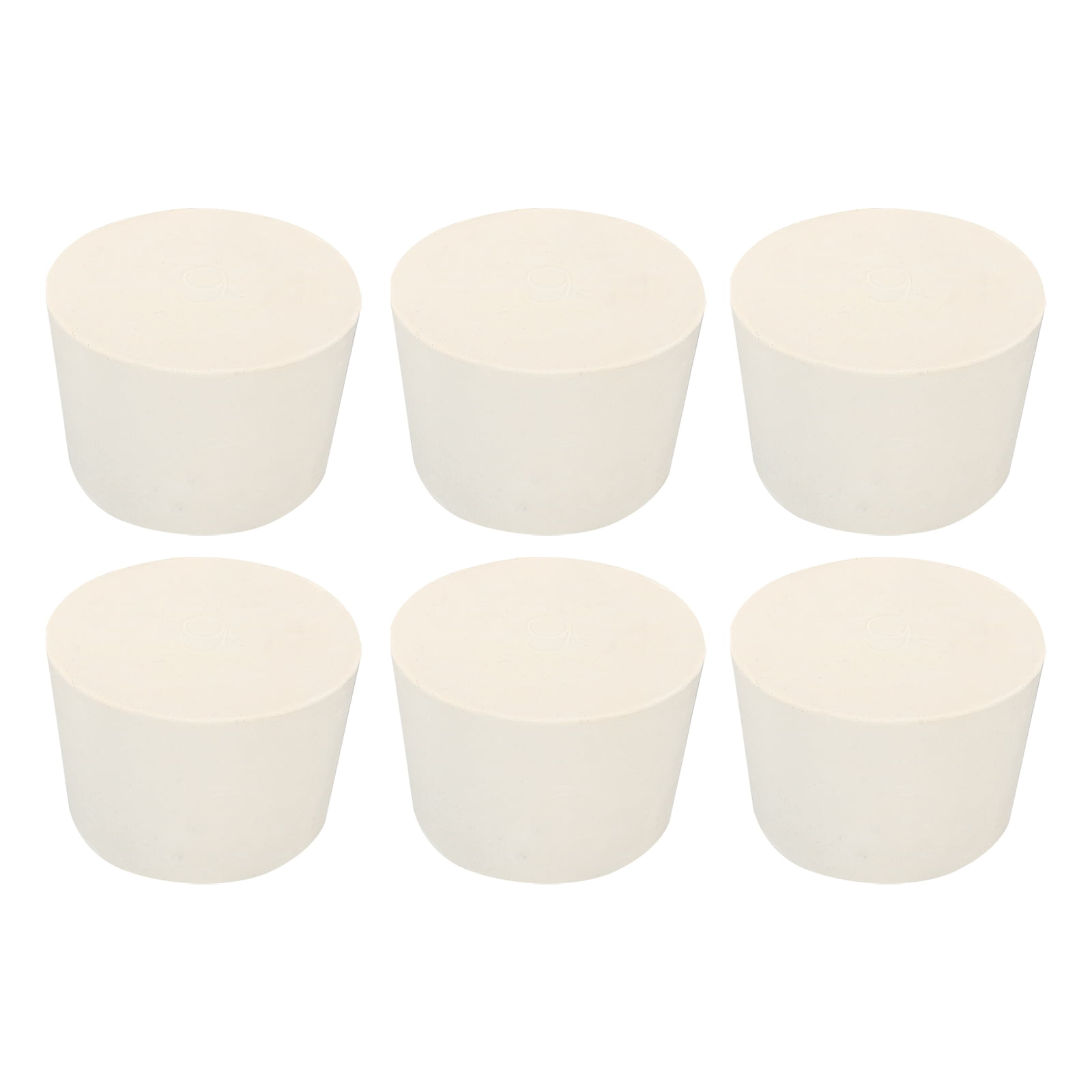 Uxcell Rubber Tapered Plug 38mm to 46mm Solid Test Tubes Bungs Stopper ...