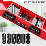 Lychee 9 in 1 Vegetable Mandolin Slicer, Food Chopper with 6 Blades ...